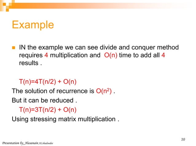 Divide and-conquer multiply two polynomials | PPT | Programming Languages | Computing