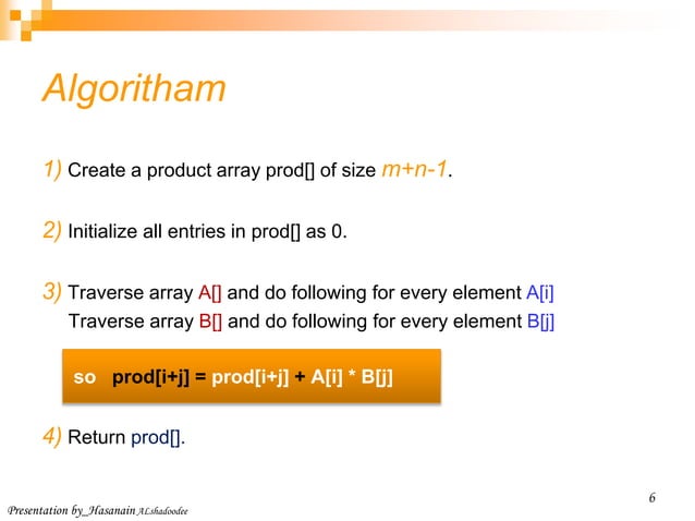 Divide and-conquer multiply two polynomials | PPT | Programming Languages | Computing