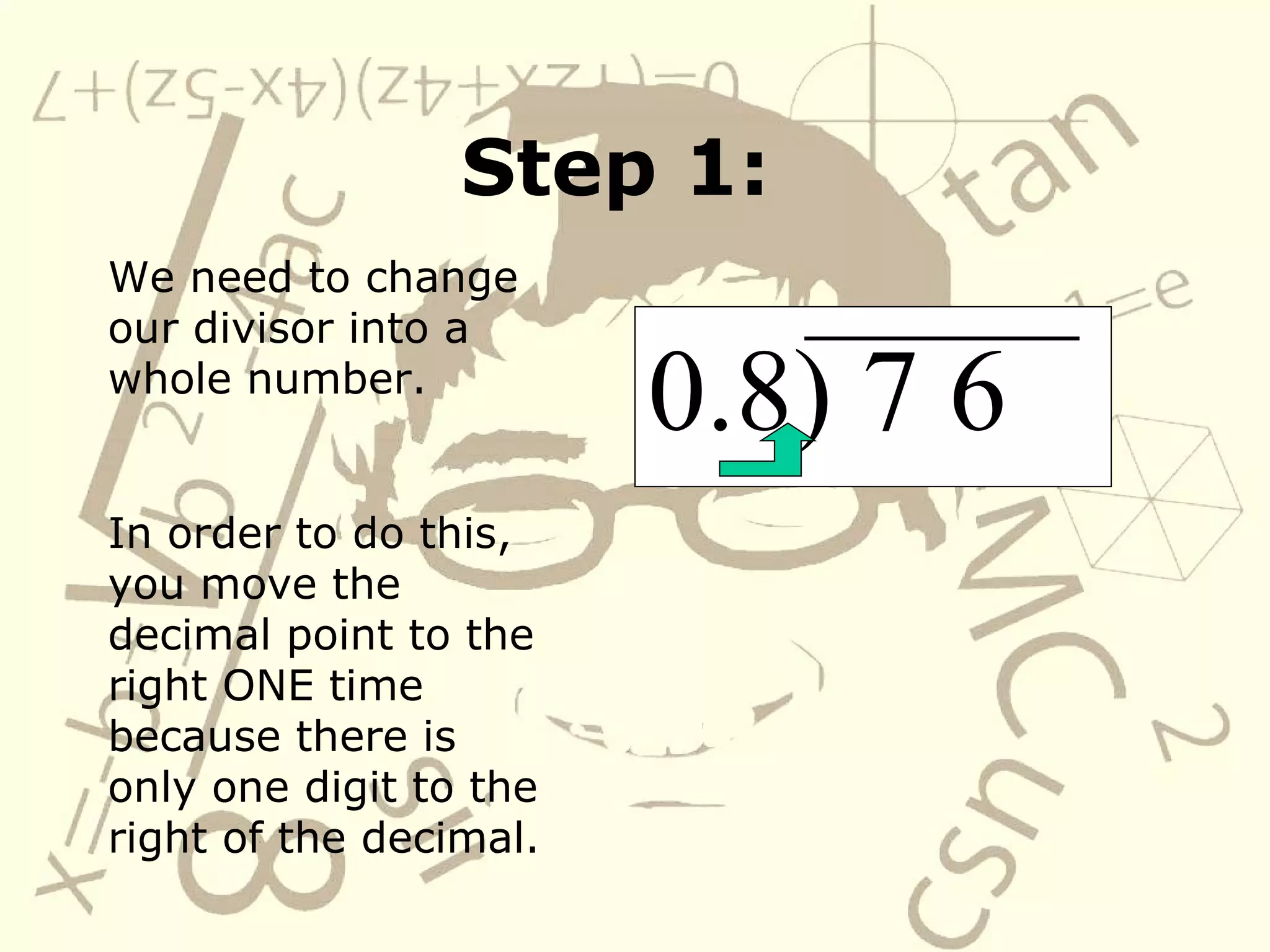 Divide by a Decimal | PPT