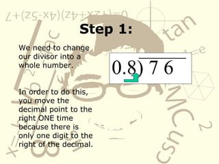 Divide by a Decimal | PPT