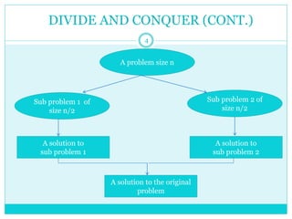 Divide and conquer - Quick sort | PPTX
