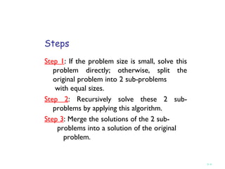 Divide and conquer | PPT