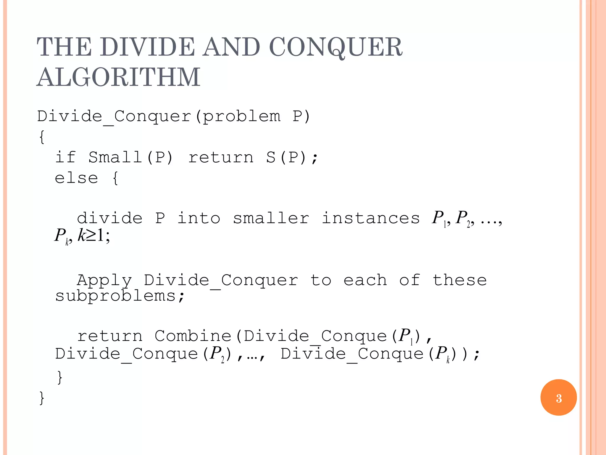 Divide and conquer | PPT