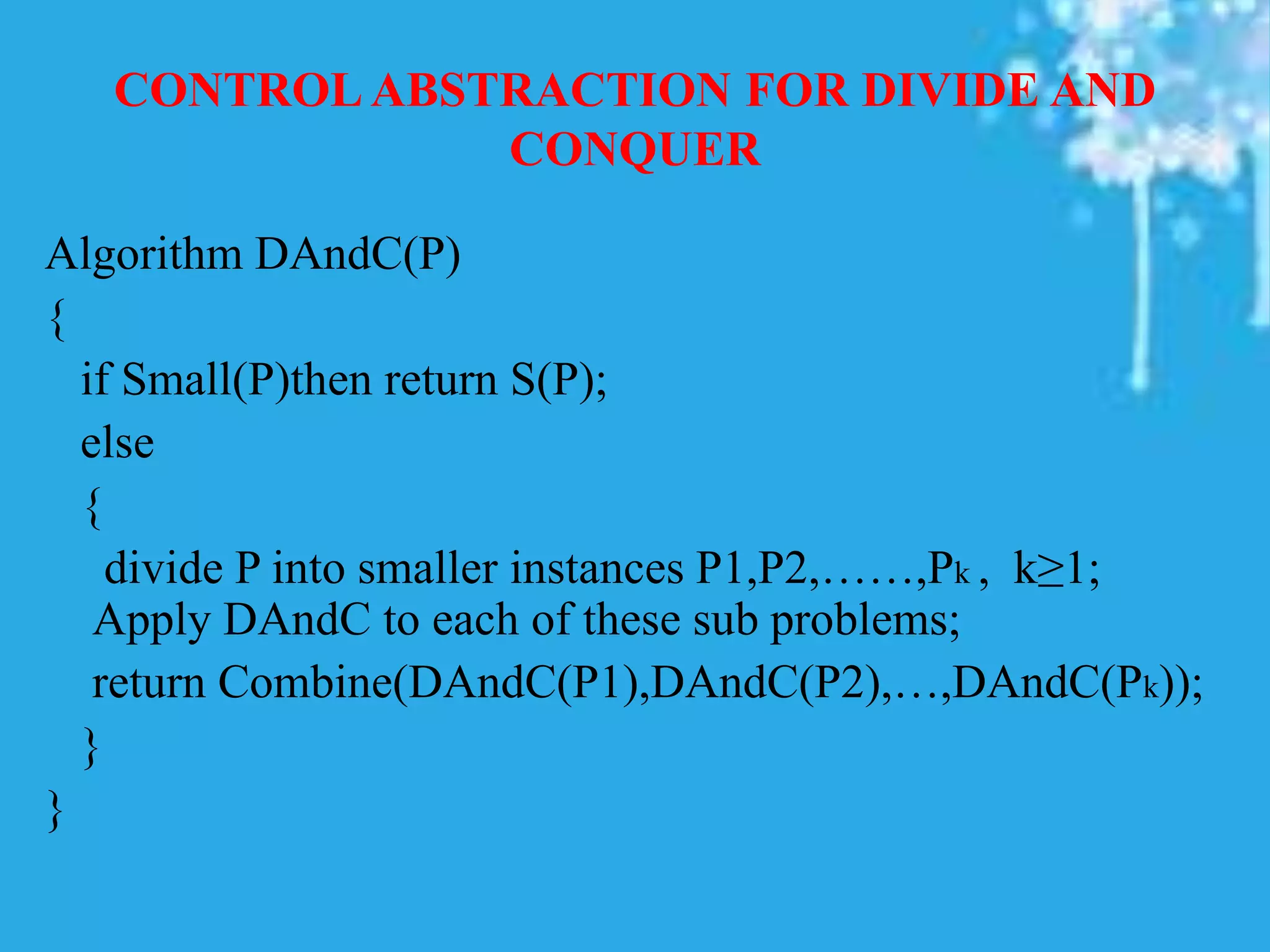 Divide And Conquer Pptx Programming Languages Computing