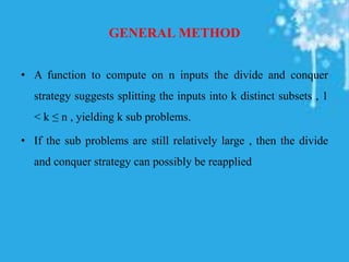 Divide and conquer | PPTX