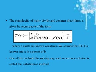 Divide and conquer | PPTX