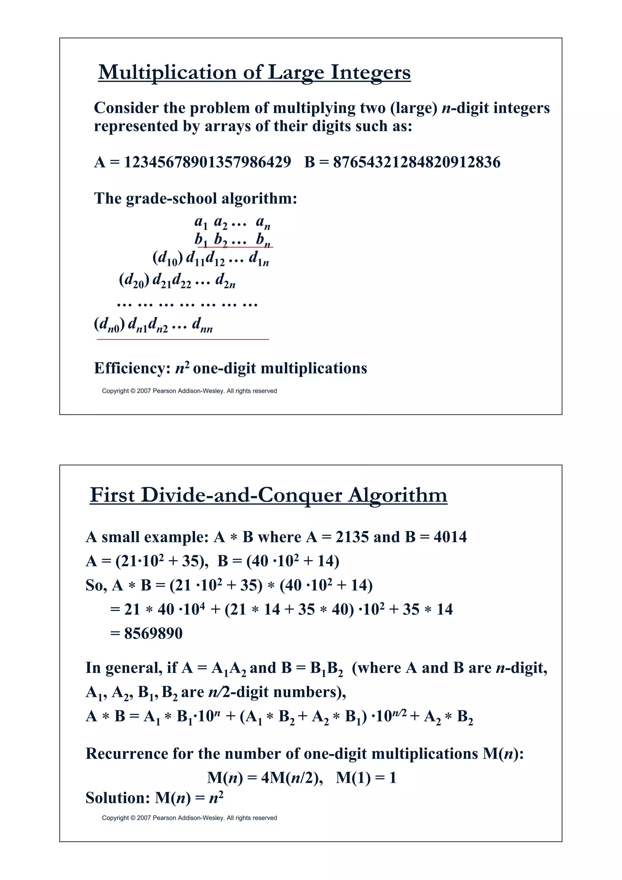 Divide and conquer | PDF | Programming Languages | Computing