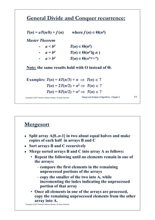 Divide and conquer | PDF | Programming Languages | Computing