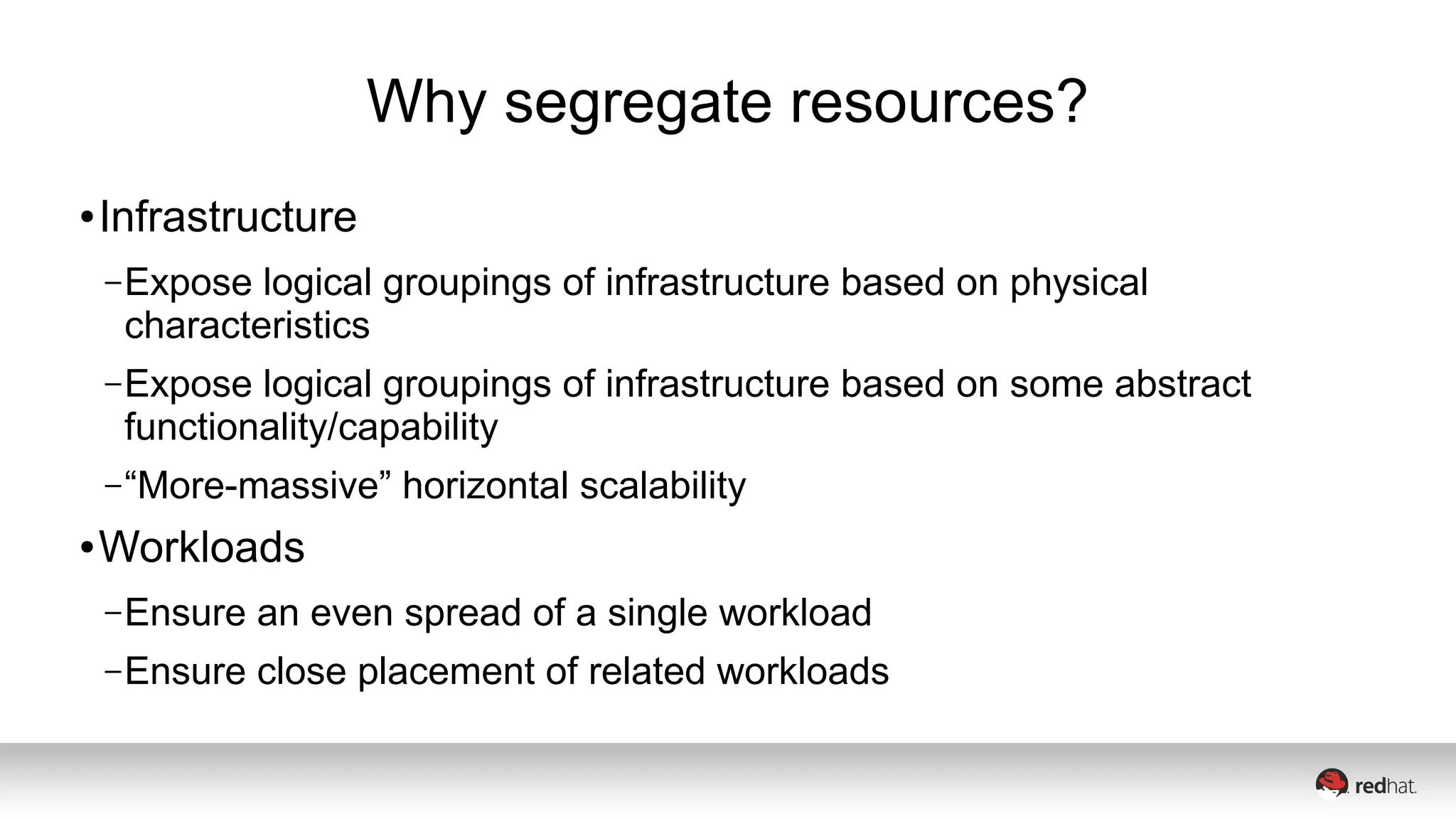 Divide and conquer: resource segregation in the OpenStack cloud | ODP