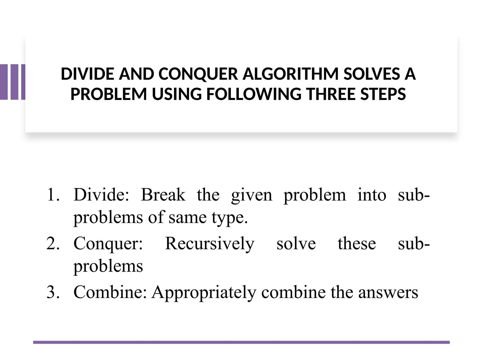 Mastering on Divide and Conquer Algorithm | PPT Mastering on Divide and Conquer Algorithm | PPT