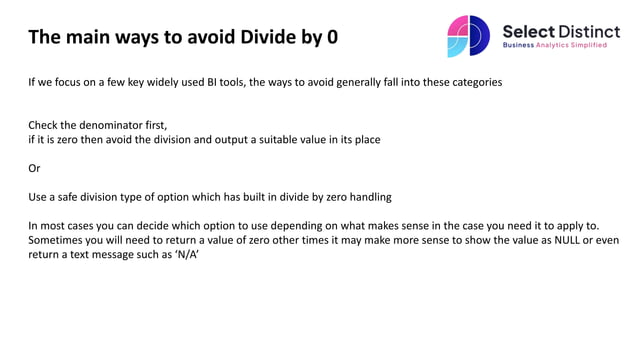 Divide by Zero Errors | PPT