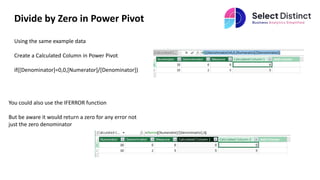 Divide by Zero Errors | PPT