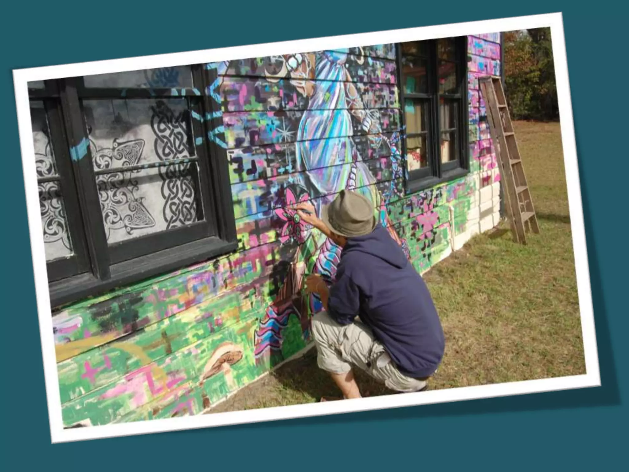 Divided by zero mural | PPT