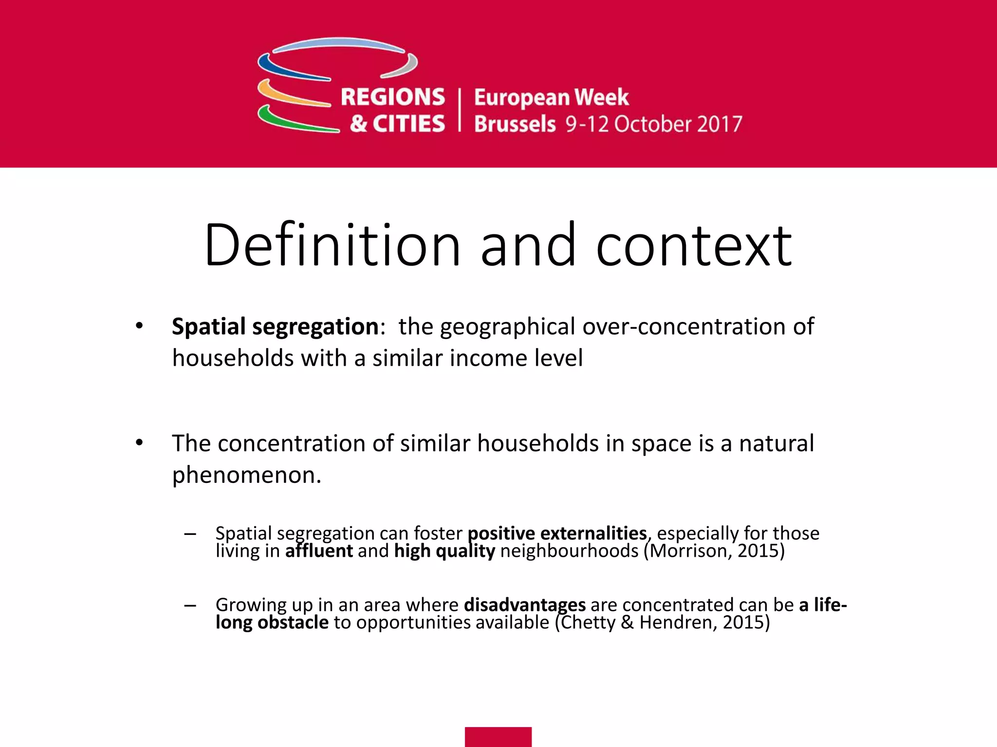 Divided cities: understanding income segregation in metropolitan areas ...