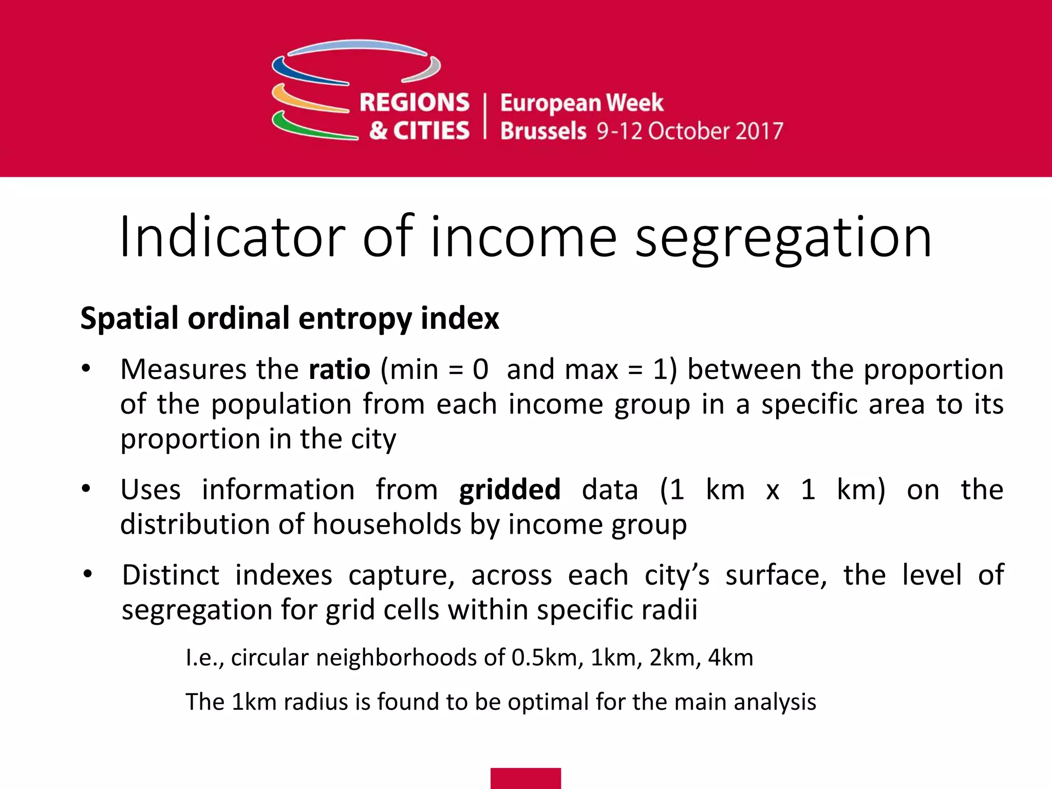 Divided cities: understanding income segregation in metropolitan areas ...