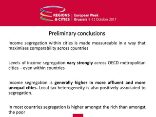 Divided cities: understanding income segregation in metropolitan areas ...