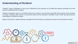 Process for Declaration & Payment of Dividend | PPTX