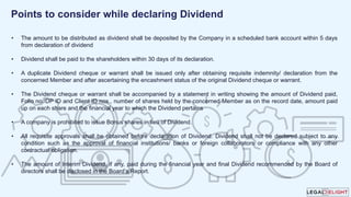 Process for Declaration & Payment of Dividend | PPTX