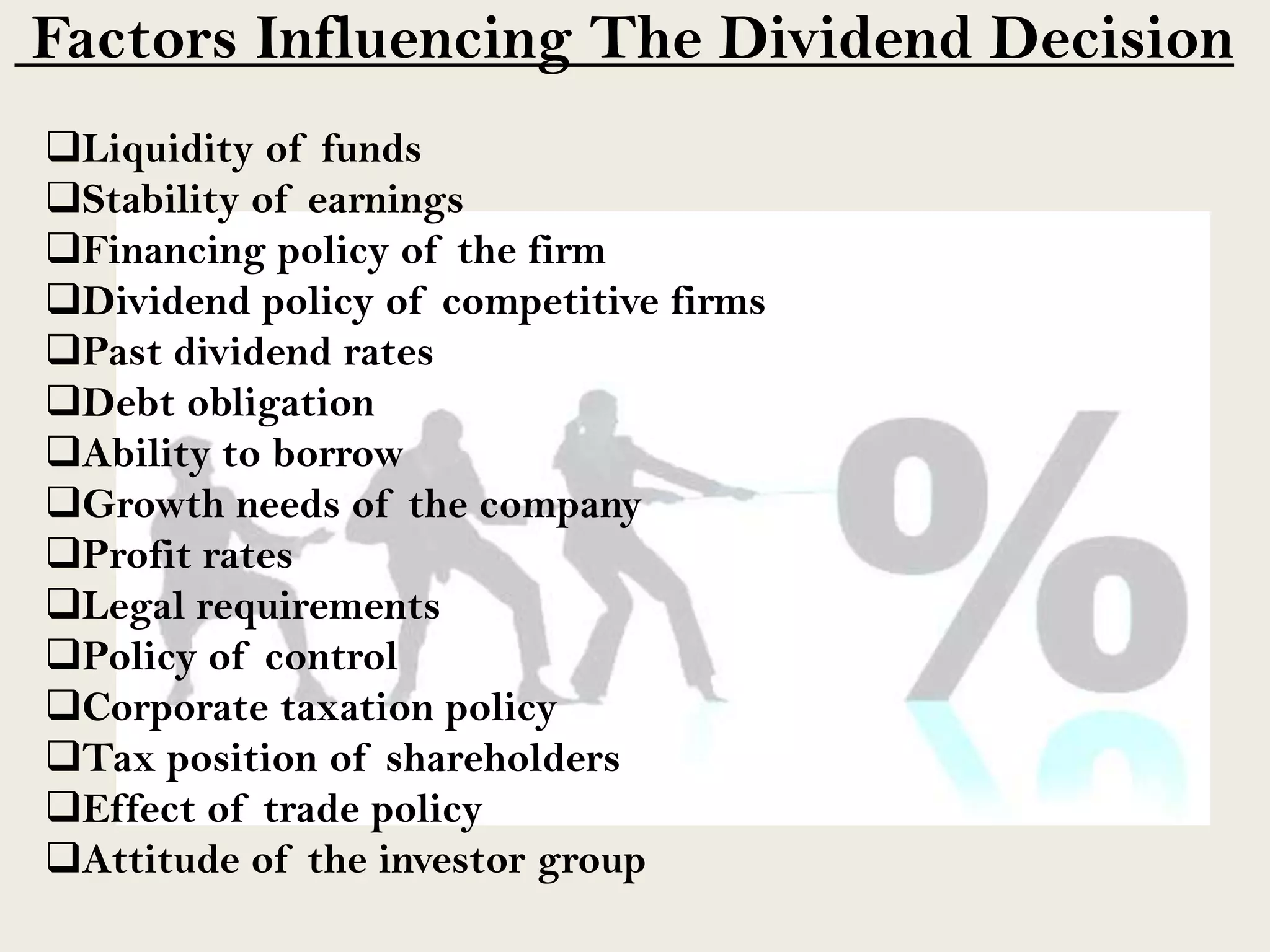 Dividend decision | PPTX