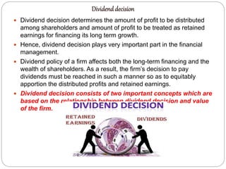 Dividend Decision | PPTX