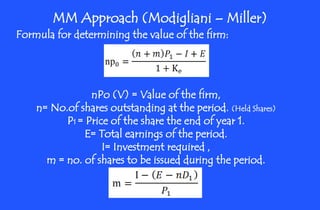 Dividend Decisions in Financial Management | PPTX