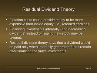 Dividend policy | PPT