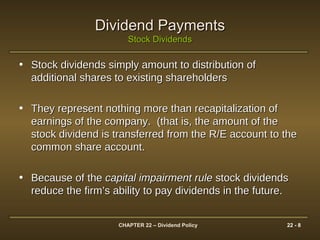 Dividend policy | PPT