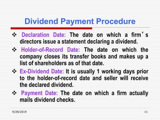 Dividend policy | PPT