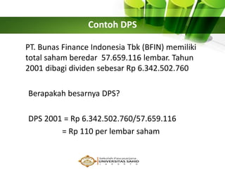 Dividend policy | PPT