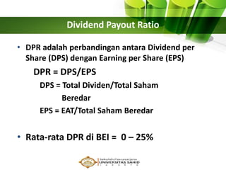 Dividend policy | PPT
