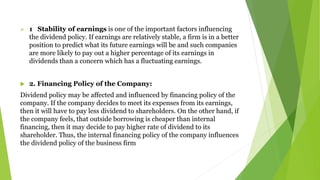 Dividend policy | PPTX
