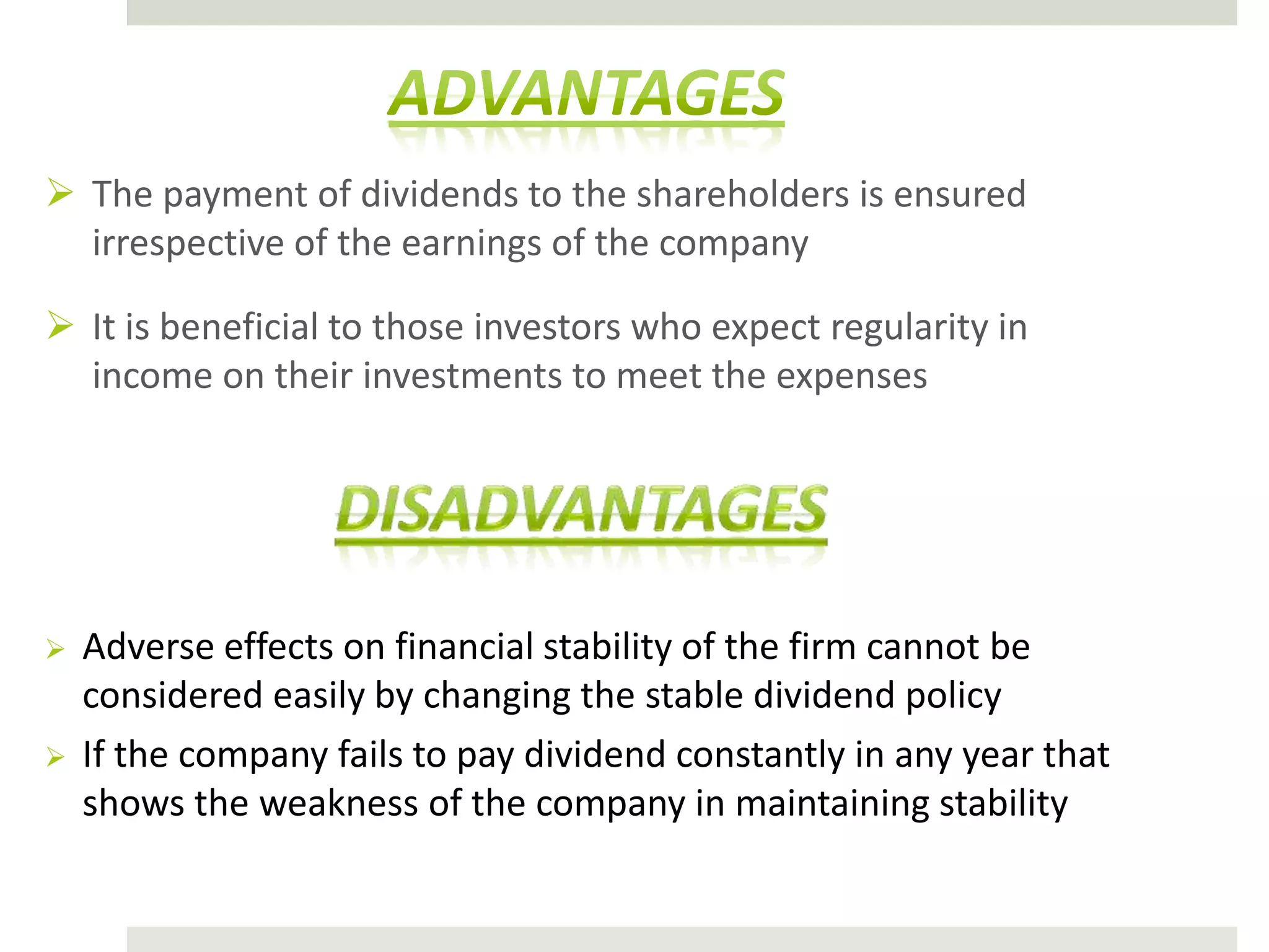 Dividend policy ppt | PPTX