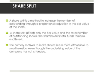 Dividend policy ppt | PPTX