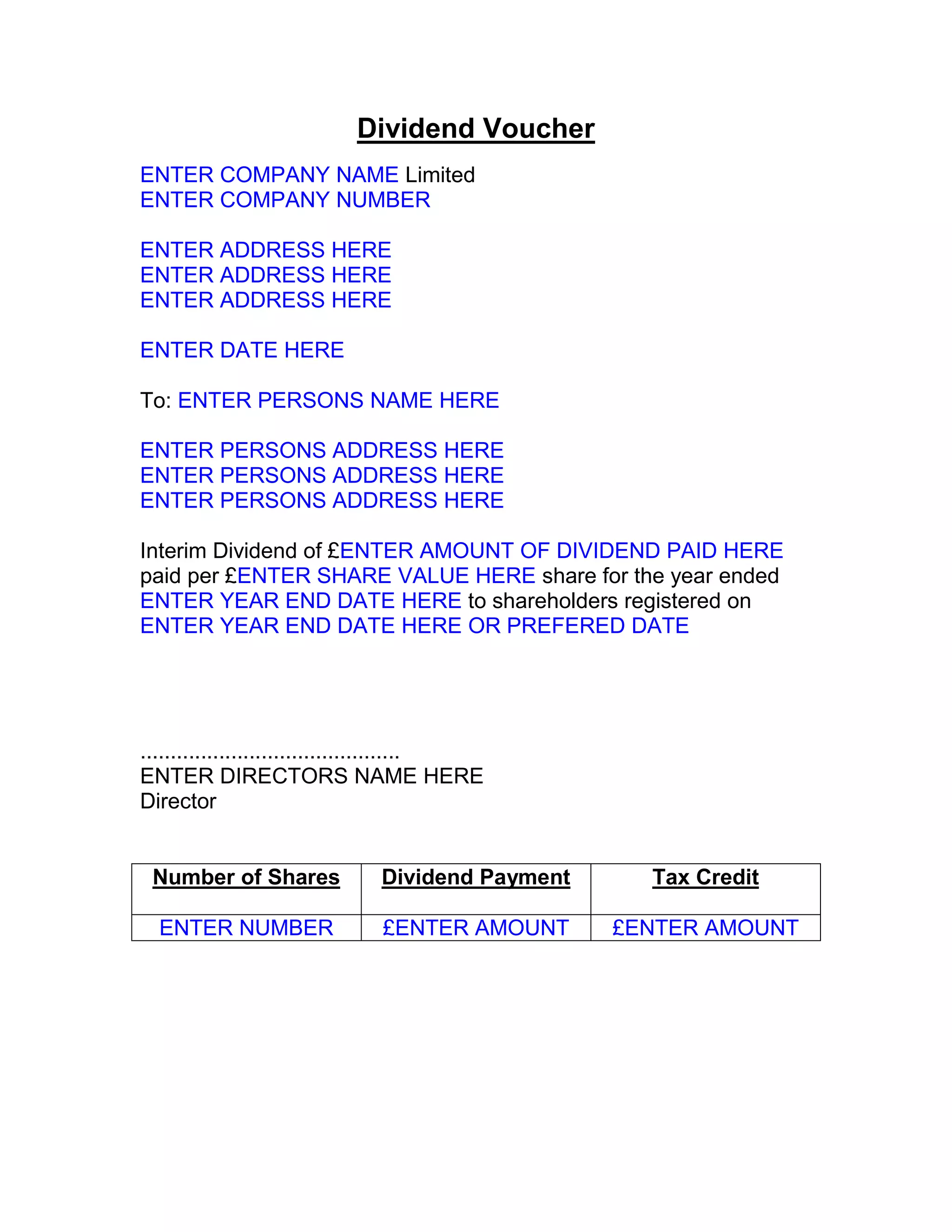 Dividend Resolution.doc