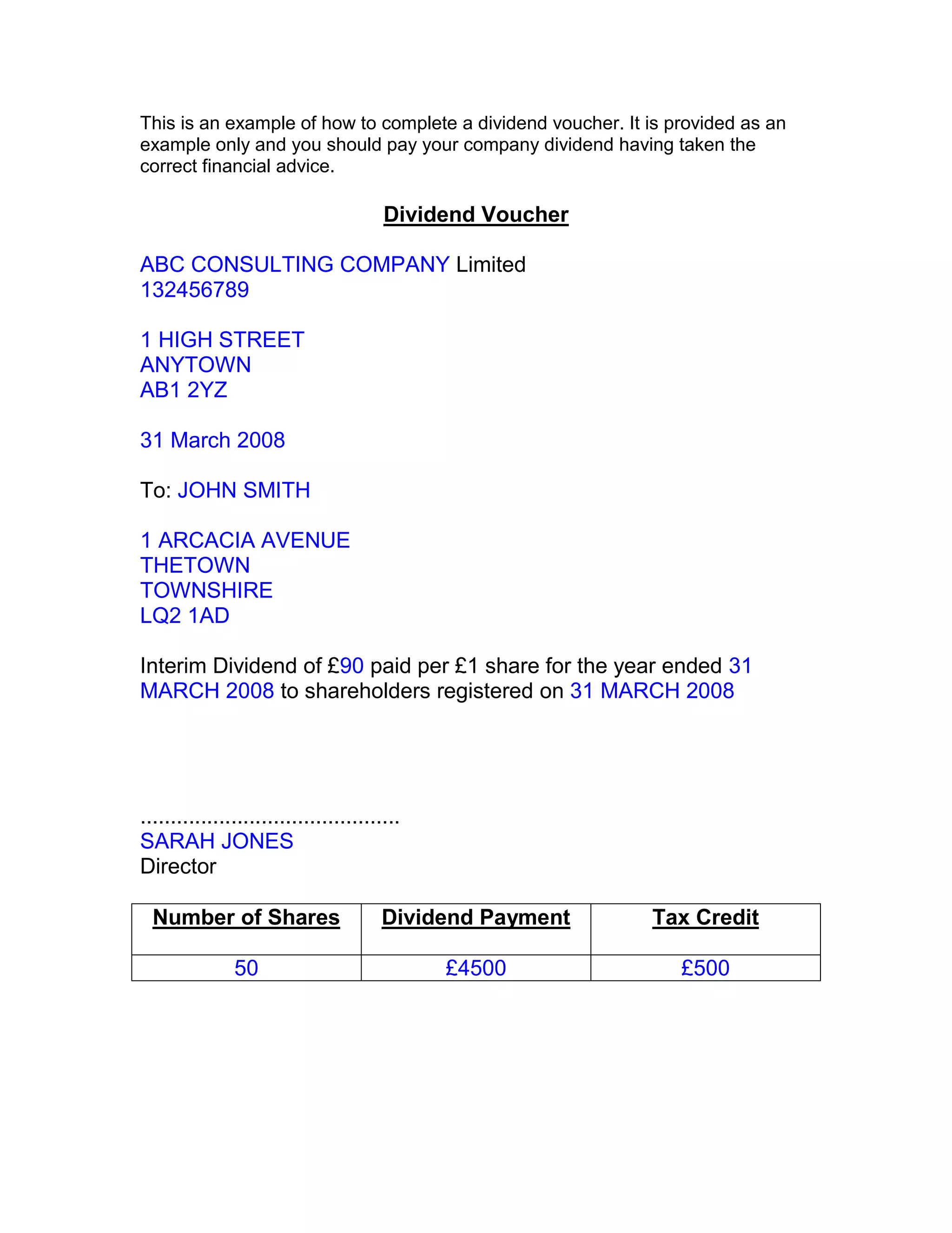 Dividend Resolution.doc