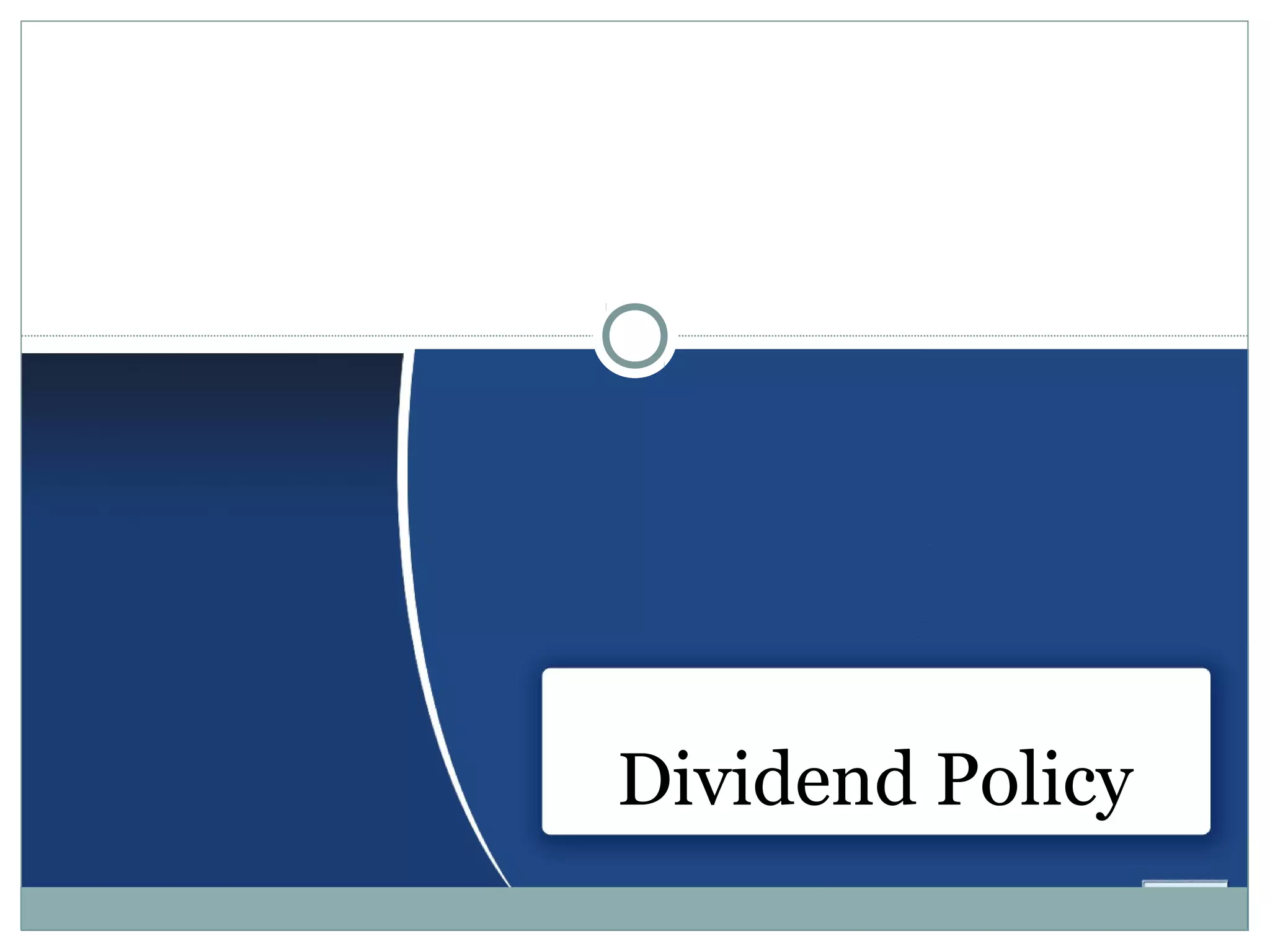 Dividend slide prt | PPT
