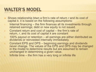 Dividend theories | PPTX