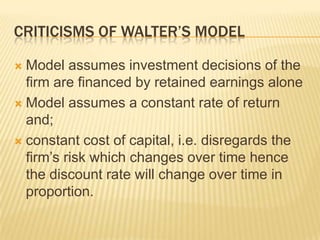 Dividend theories | PPTX