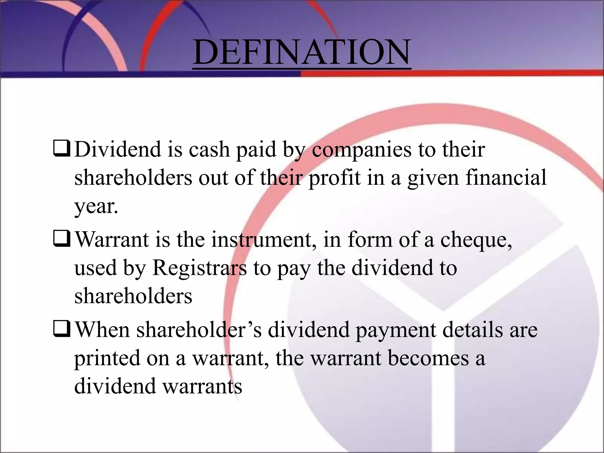 DIVIDEND WARRANT FRAUD.slide.ppt