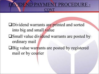 DIVIDEND WARRANT FRAUD.slide.ppt