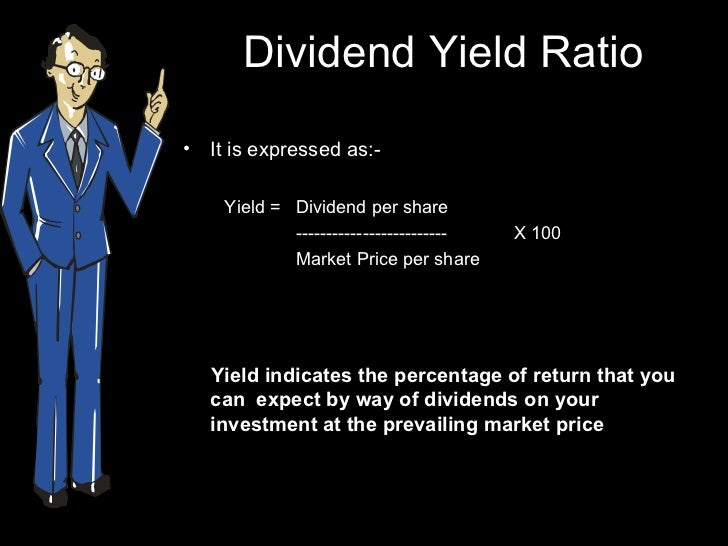 Dividend Yield Ratio Dividend Yield Ratio