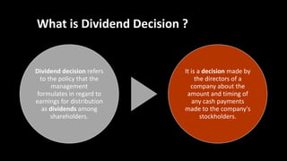 Dividened decision | PPT
