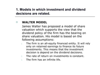 Divident policy | PPT