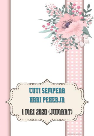 Divider cuti tahun 2020 by koleksi cgu suzanne | PDF