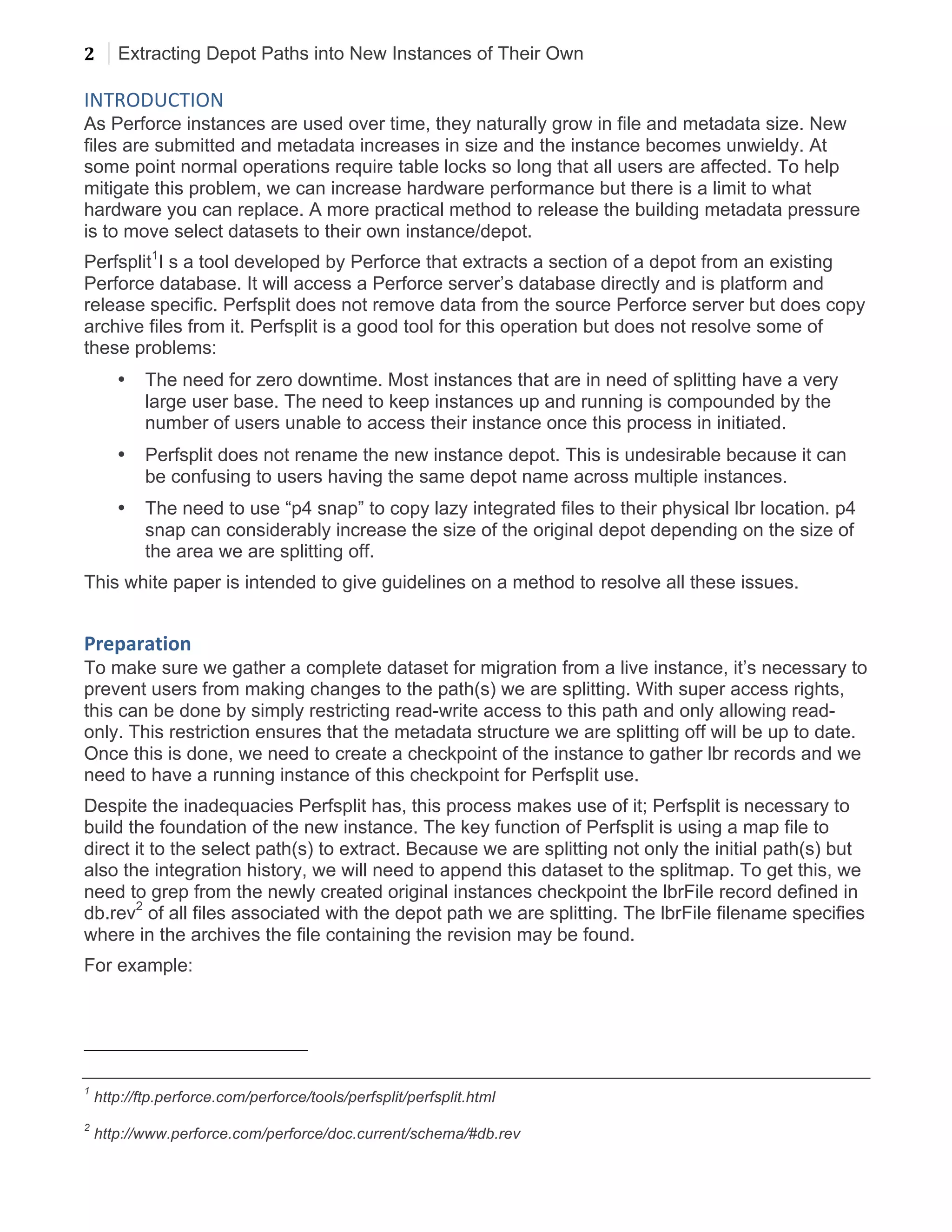 [Nvidia] Extracting Depot Paths Into New Instances of Their Own | PDF