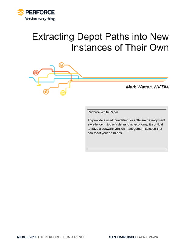 [Nvidia] Extracting Depot Paths Into New Instances of Their Own | PDF