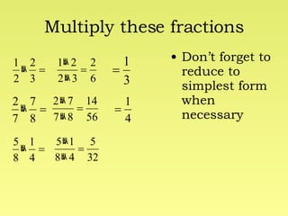 Dividing Fractions | PPT