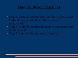 Dividing Fractions | PPT