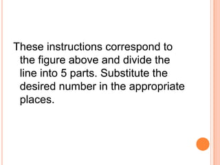 Dividing a segment into several equal parts | PPTX