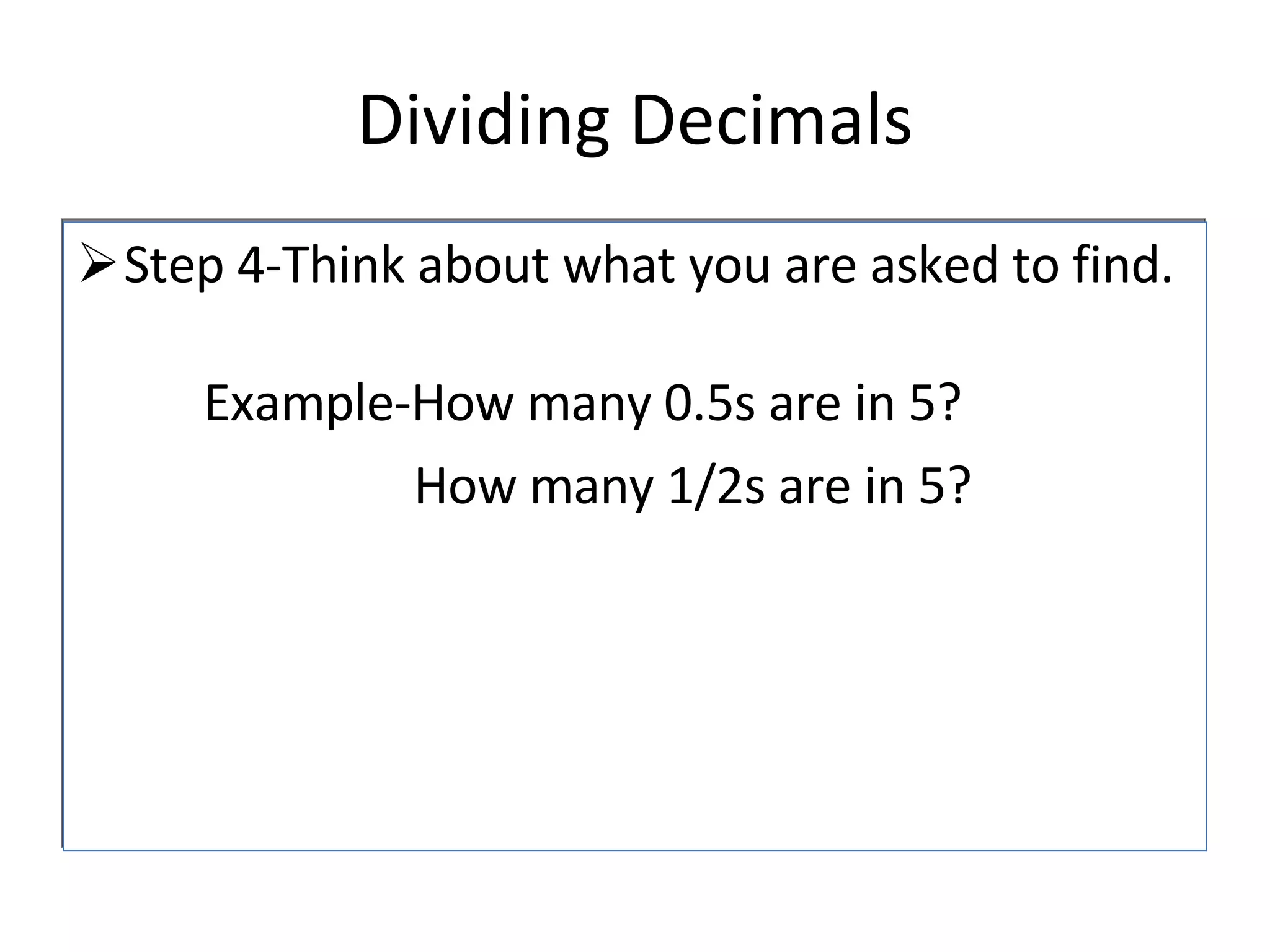 Dividing Decimals | PPT | Homework and Study | Education